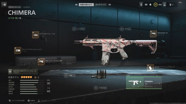 CoD MW2 : CHIMERAのカスタム紹介 | kojiroの連絡帳